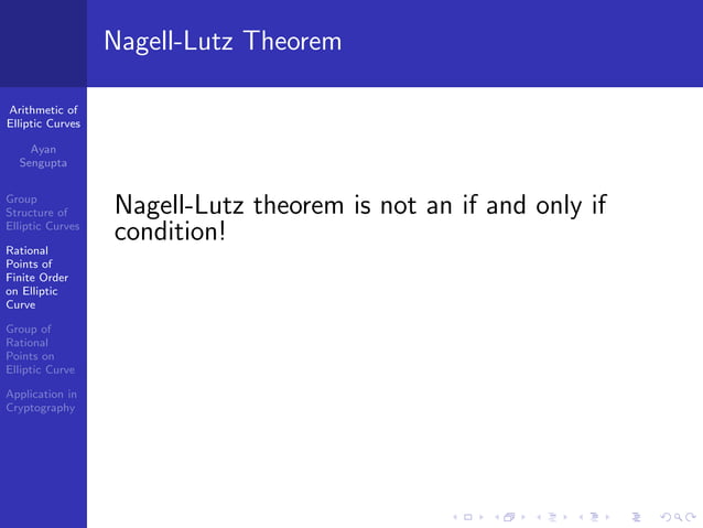 Elliptic Curve Cryptography Arithmetic Behind Ppt