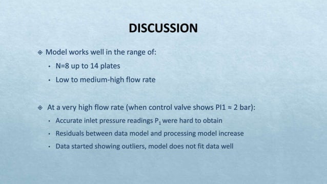Pressure drop model presentation april 19th | PPT