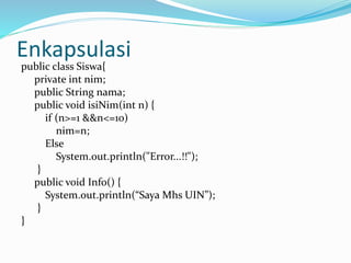 13216 3 enkapsulasi | PPTX