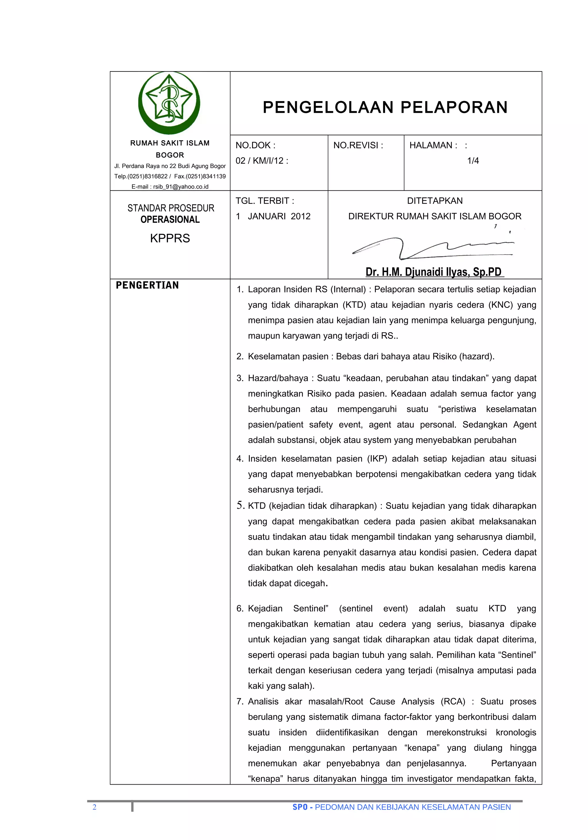 132188769 pedoman-dan-kebijakan-keselamatan-pasien-rumah-sakit-islam ...