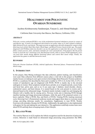 Healthbot for Polycystic Ovarian Syndrome | PDF