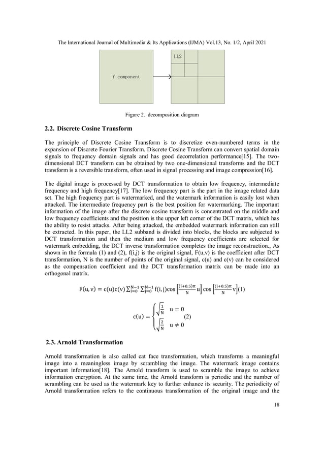 BLIND EXTRACTION OF DIGITAL WATERMARKING ALGORITHM FOR COLOR IMAGES | PDF