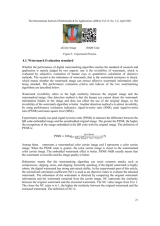 BLIND EXTRACTION OF DIGITAL WATERMARKING ALGORITHM FOR COLOR IMAGES | PDF