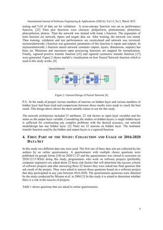 DETERMINING THE RISKY SOFTWARE PROJECTS USING ARTIFICIAL NEURAL NETWORKS | PDF | Computer ...