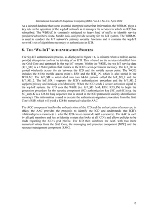 AUTHENTICATING DEVICES IN FOG-MOBILE EDGE COMPUTING ENVIRONMENTS THROUGH A WIRELESS GRID ...