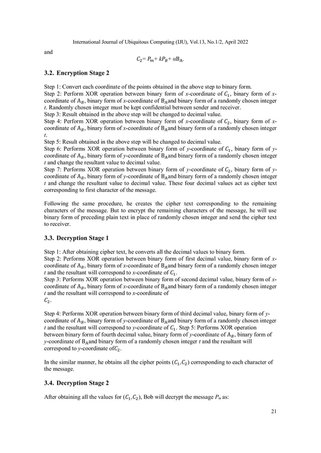 AUTHENTICATED PUBLIC KEY ENCRYPTION SCHEME USING ELLIPTIC CURVE CRYPTOGRAPHY | PDF
