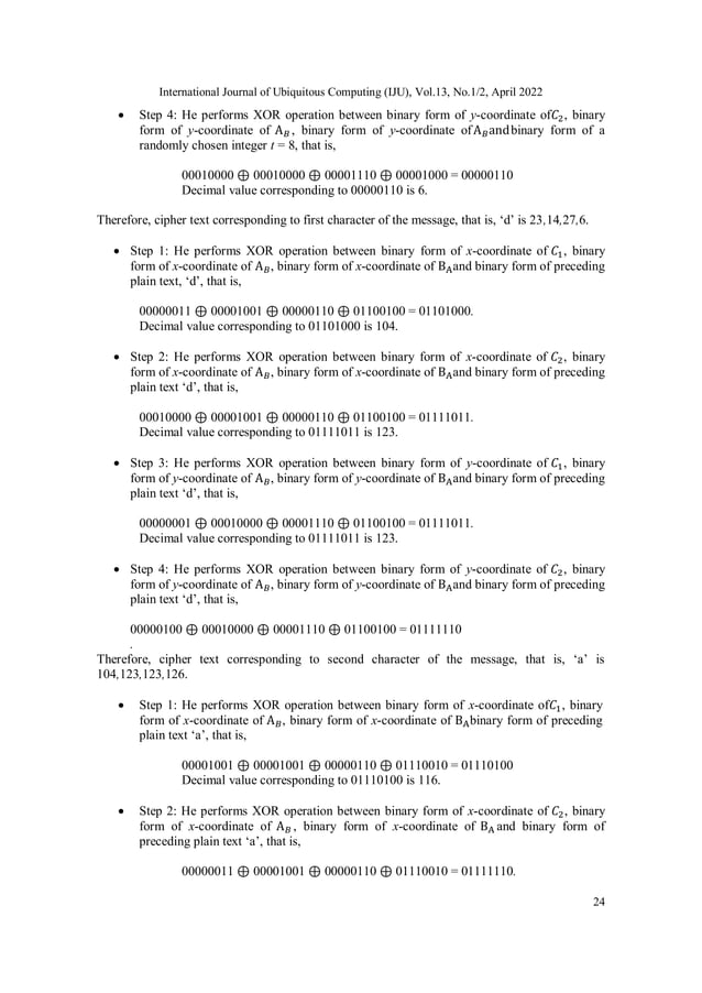 AUTHENTICATED PUBLIC KEY ENCRYPTION SCHEME USING ELLIPTIC CURVE ...