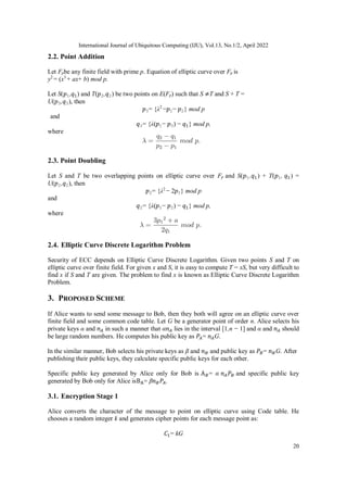 Authenticated Public Key Encryption Scheme using Elliptic Curve ...