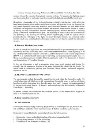 A Cybersecurity and Digital Risk Assessment: A Family Case Study | PDF