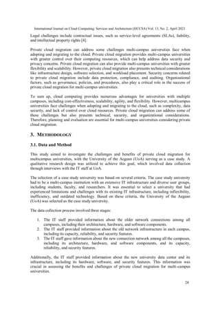 ACHIEVING SEAMLESS MIGRATION TO PRIVATECLOUD INFRASTRUCTURE FOR MULTI-CAMPUS UNIVERSITIES | PDF