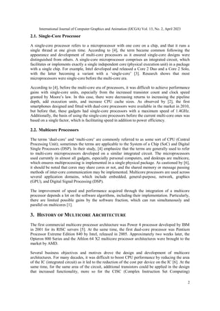 HISTORY AND FUTURE TRENDS OF MULTICORE COMPUTER ARCHITECTURE | PDF