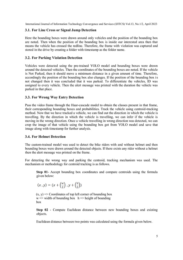 Application of Various Deep Learning Models for Automatic Traffic Violation Detection using Edge ...