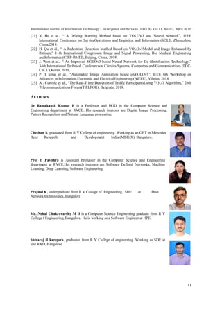 APPLICATION OF VARIOUS DEEP LEARNING MODELS FOR AUTOMATIC TRAFFIC VIOLATION DETECTION USING EDGE ...