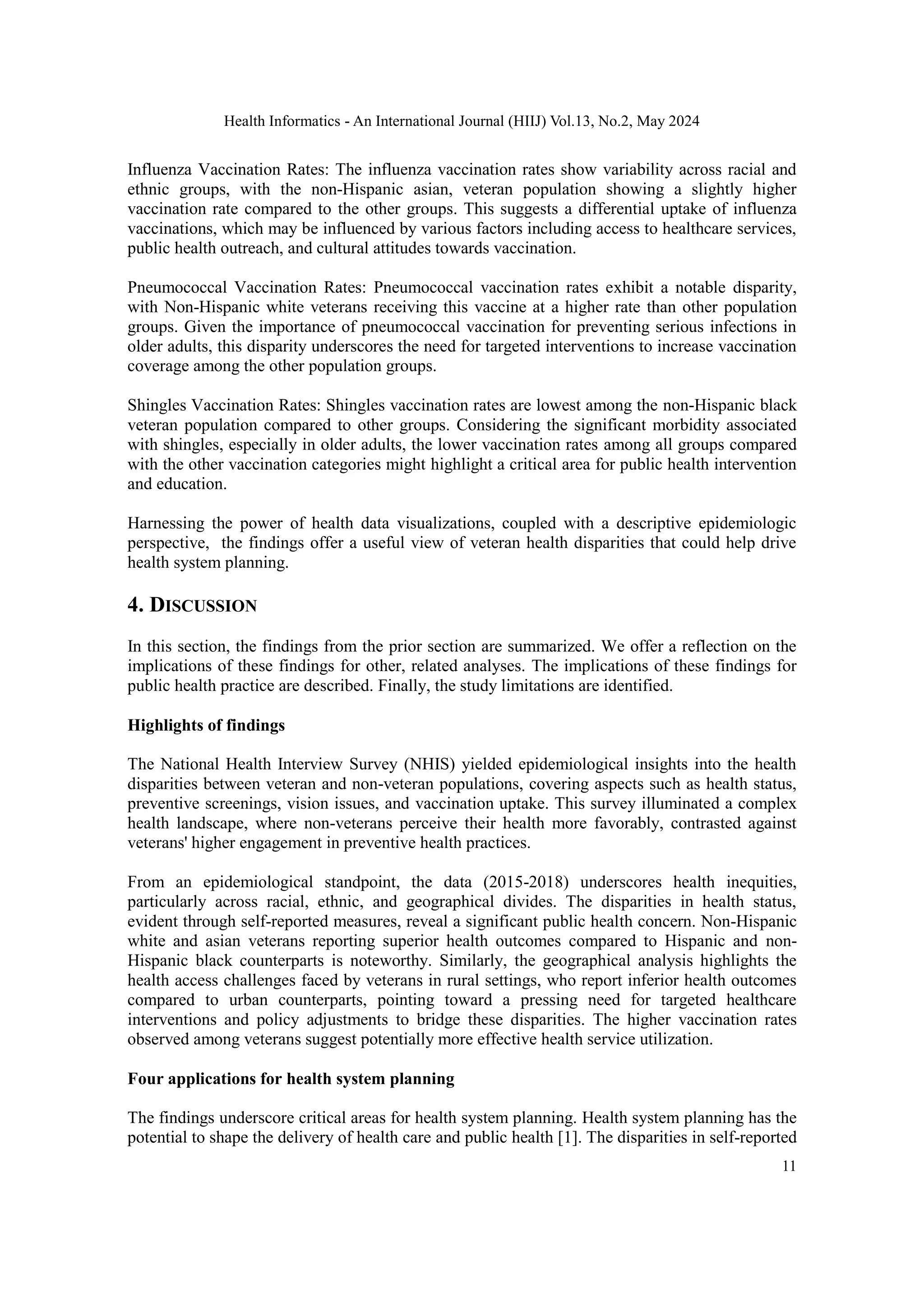 Health Disparities: Differences in Veteran and Non-Veteran Populations ...