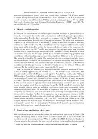 Direct Punjabi to English Speech Translation using Discrete Units | PDF