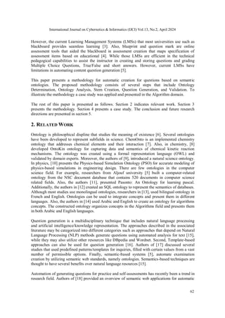 Exploring Semantic Question Generation Methodology and a Case Study for ...