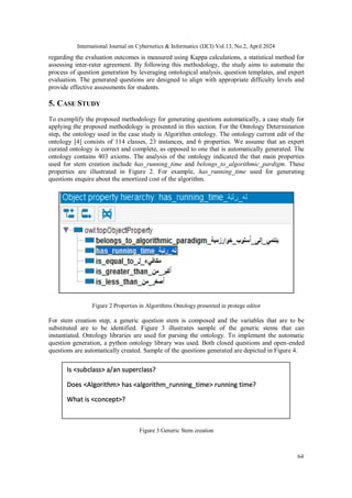 Exploring Semantic Question Generation Methodology and a Case Study for Algorithmic Question ...