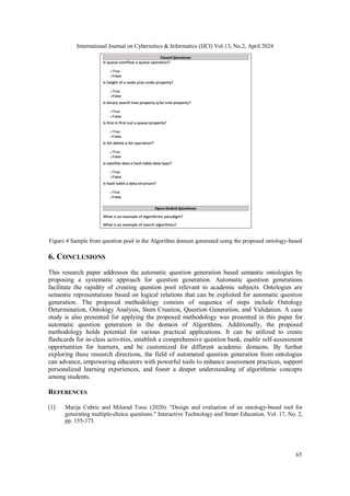 Exploring Semantic Question Generation Methodology and a Case Study for Algorithmic Question ...
