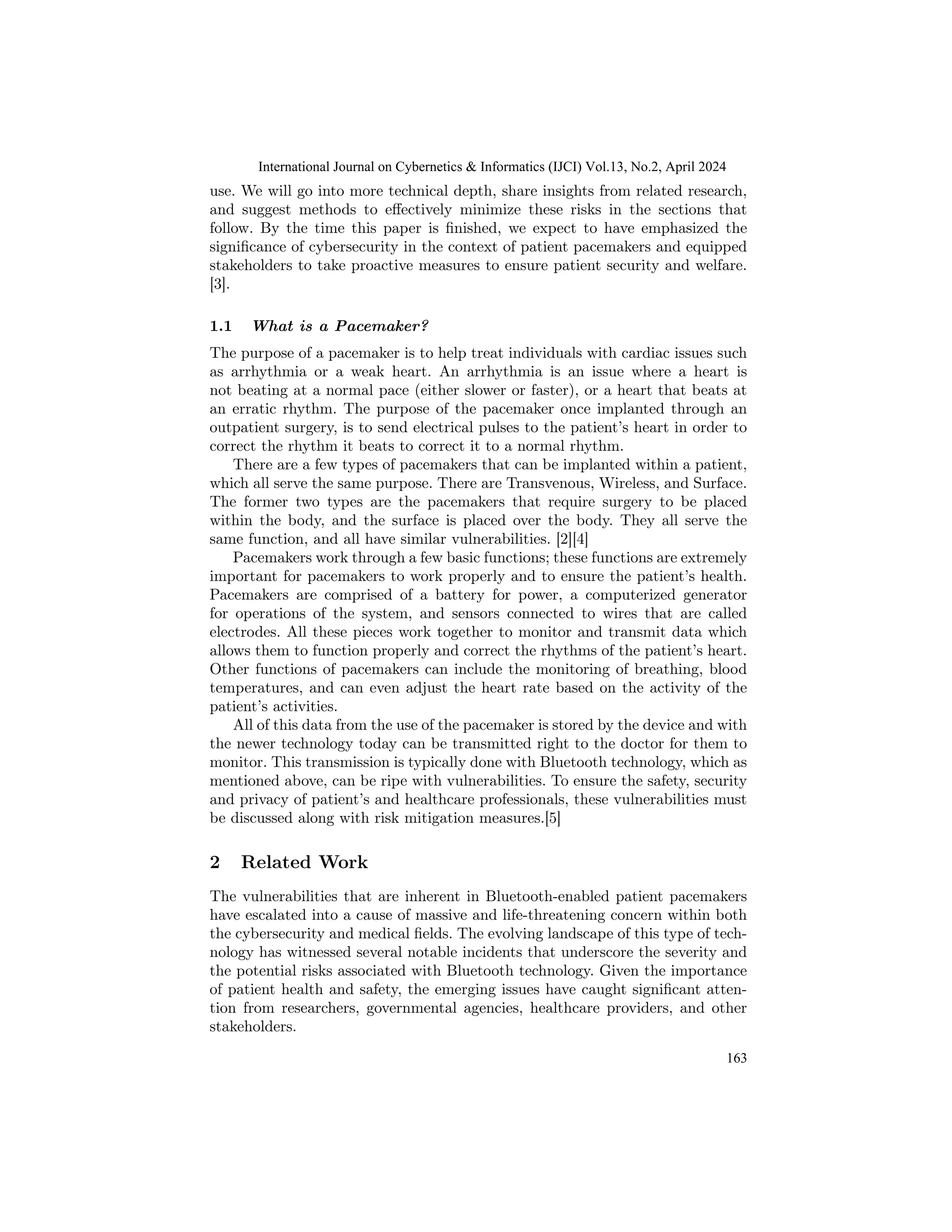 Exploring Vulnerabilities and Attack Vectors Targeting Pacemaker ...