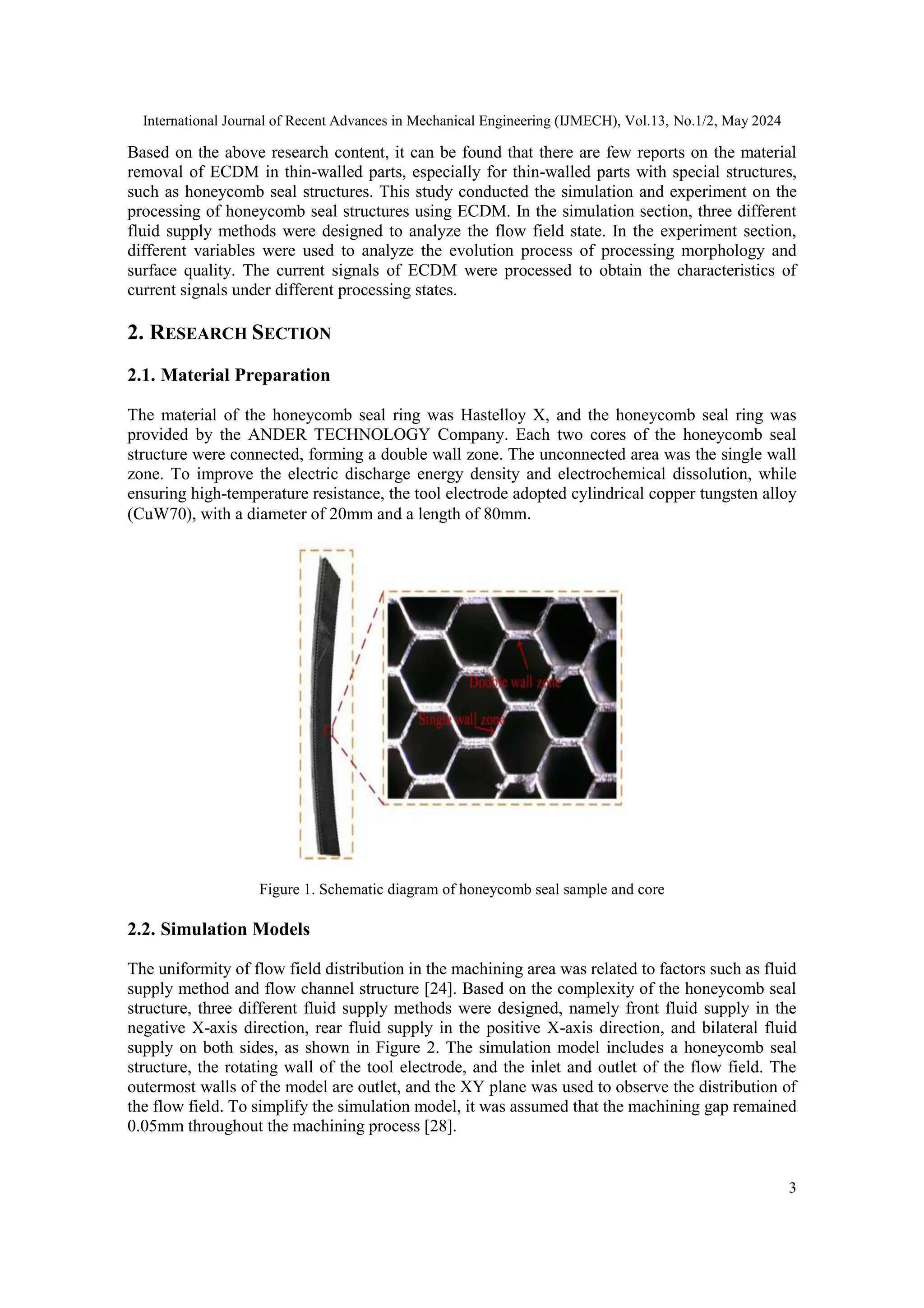 Fluid Dynamic Simulation and Experimental Study of Honeycomb Seal Structures in Electrochemical ...