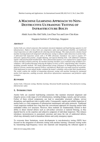 A Machine Learning Approach to Nondestructive Ultrasonic Testing of ...