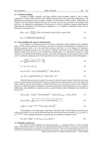 Efficient fault tolerant cost optimized approach for scientific workflow via optimal replication ...