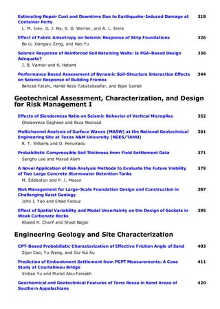 GeoRisk 2011 Vol 224 Geotechnical Risk Assessment and Management Fenton ...