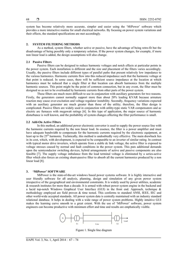 Harmonic Voltage Distortions in Power Systems Due to Non Linear Loads | PDF