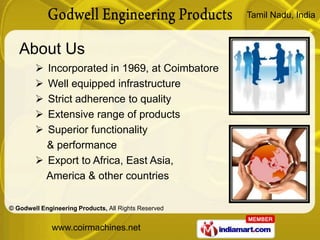 Coir Fibre Extraction Machinery by Godwell Engineering Products Coimbatore | PPT