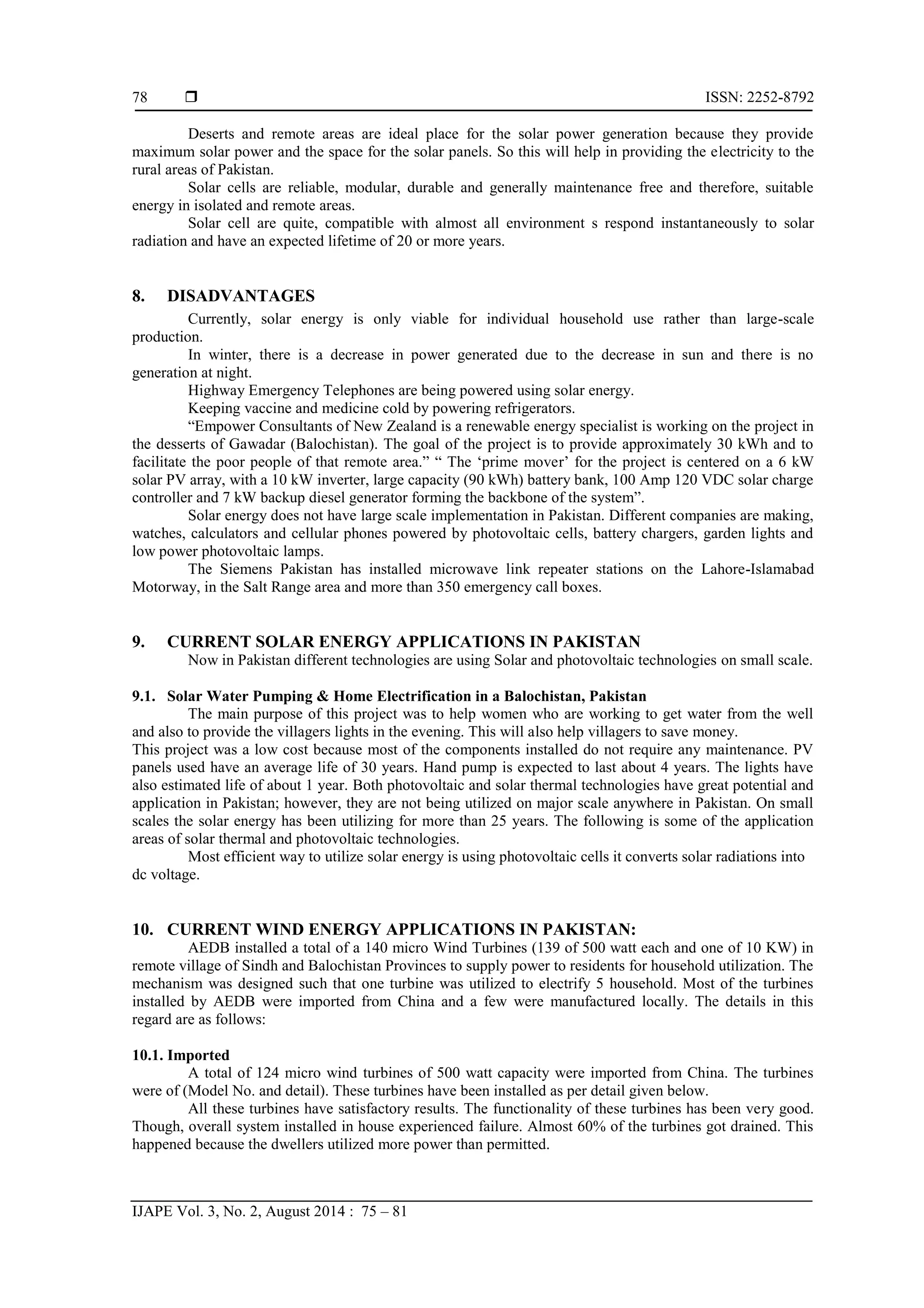 Implementation of Hybrid Generation Power System in Pakistan | PDF