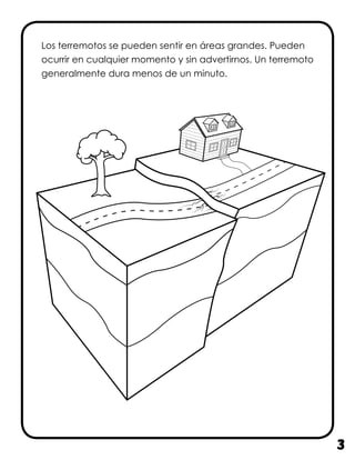 Terremoto Para Colorear Para Ninos