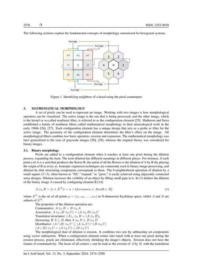 Morphology for hexagonal image processing: a comprehensive simulation analysis | PDF