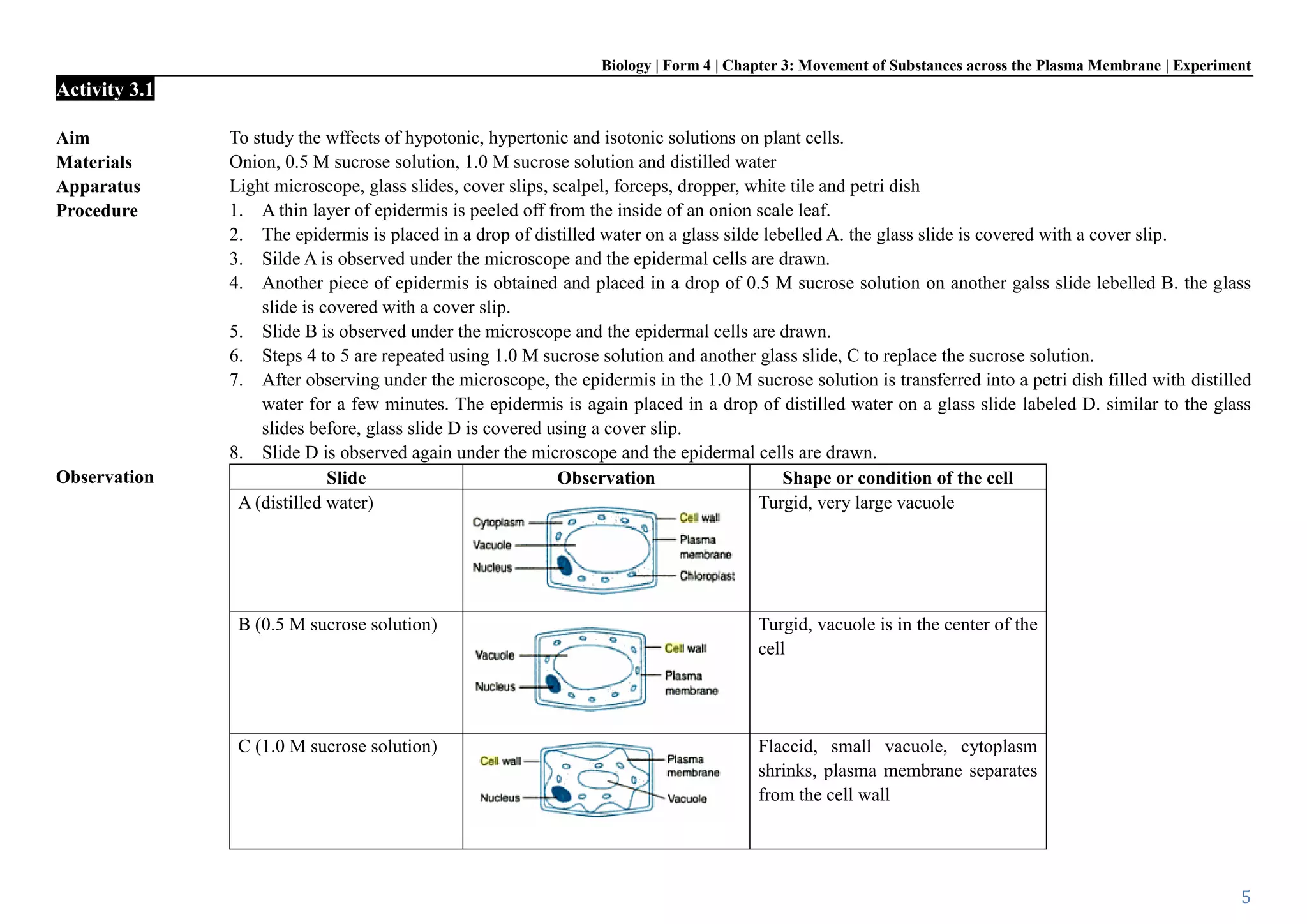 132441402 chapter-3-movement-of-substances-across-the-plasma-membrane | PDF
