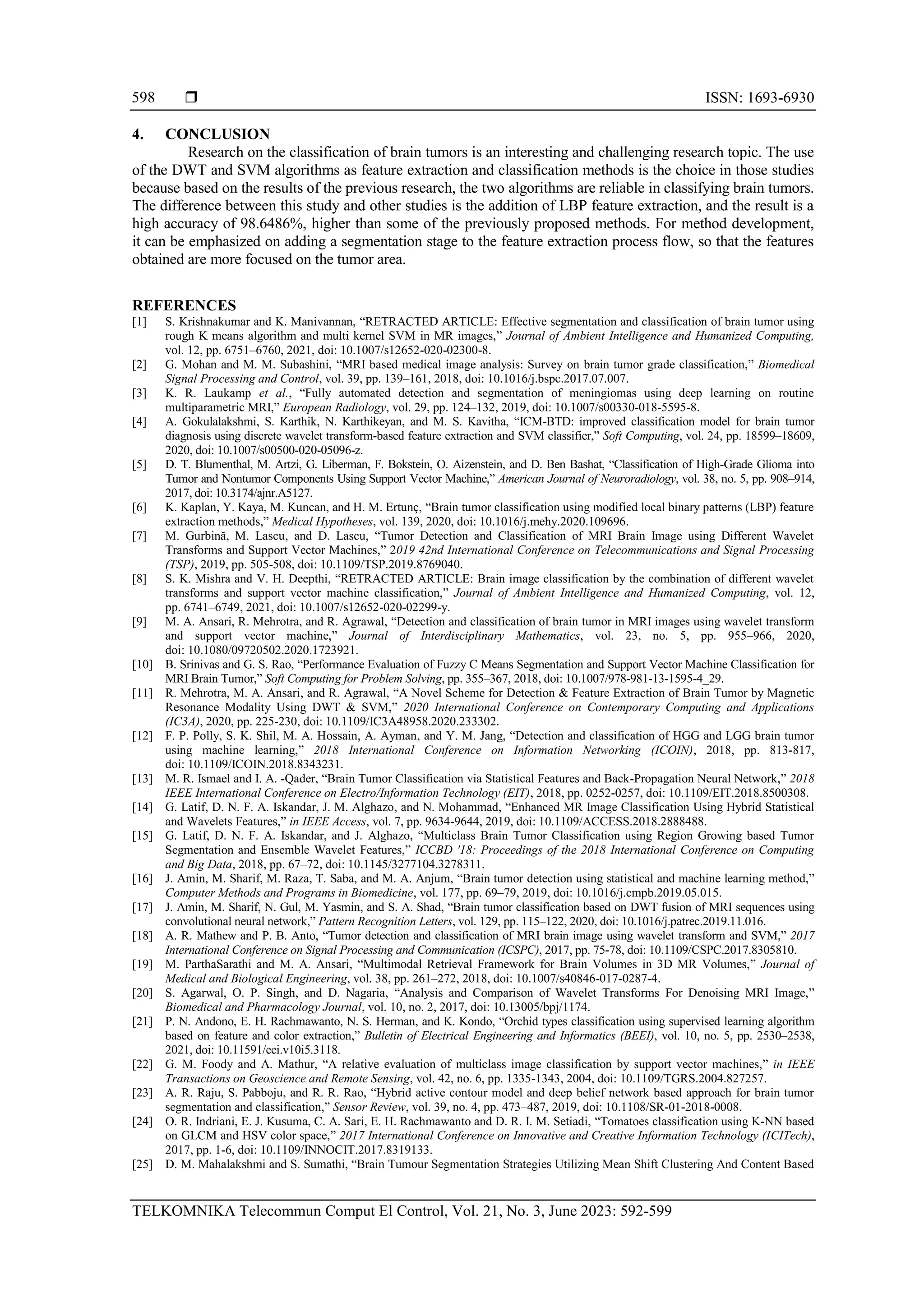 Support Vector Machine Based Discrete Wavelet Transform For Magnetic