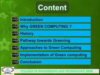 Green Computing | PPTX