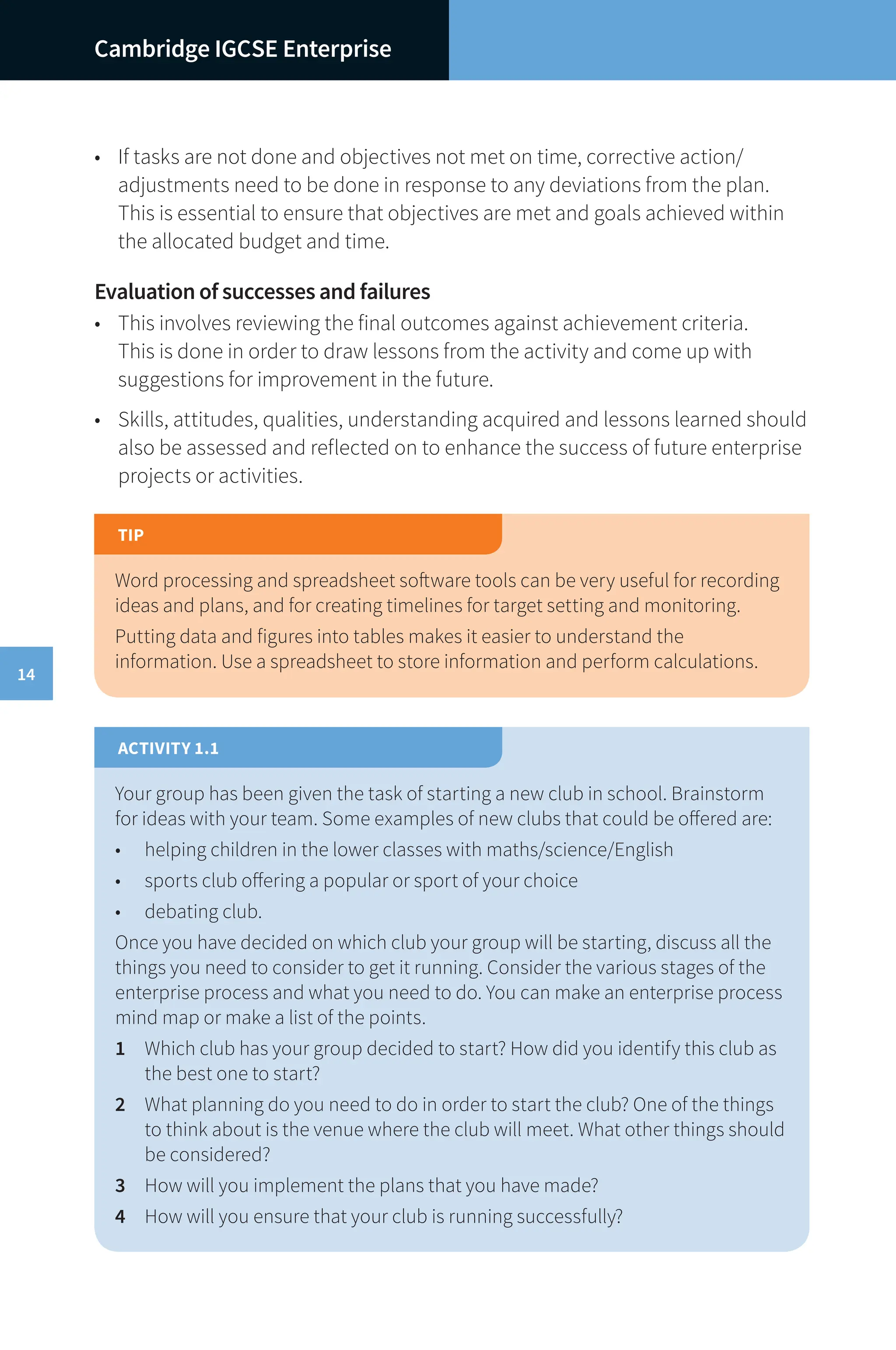 Cambridge IGCSE Enterprise Coursebook Houghton | PDF