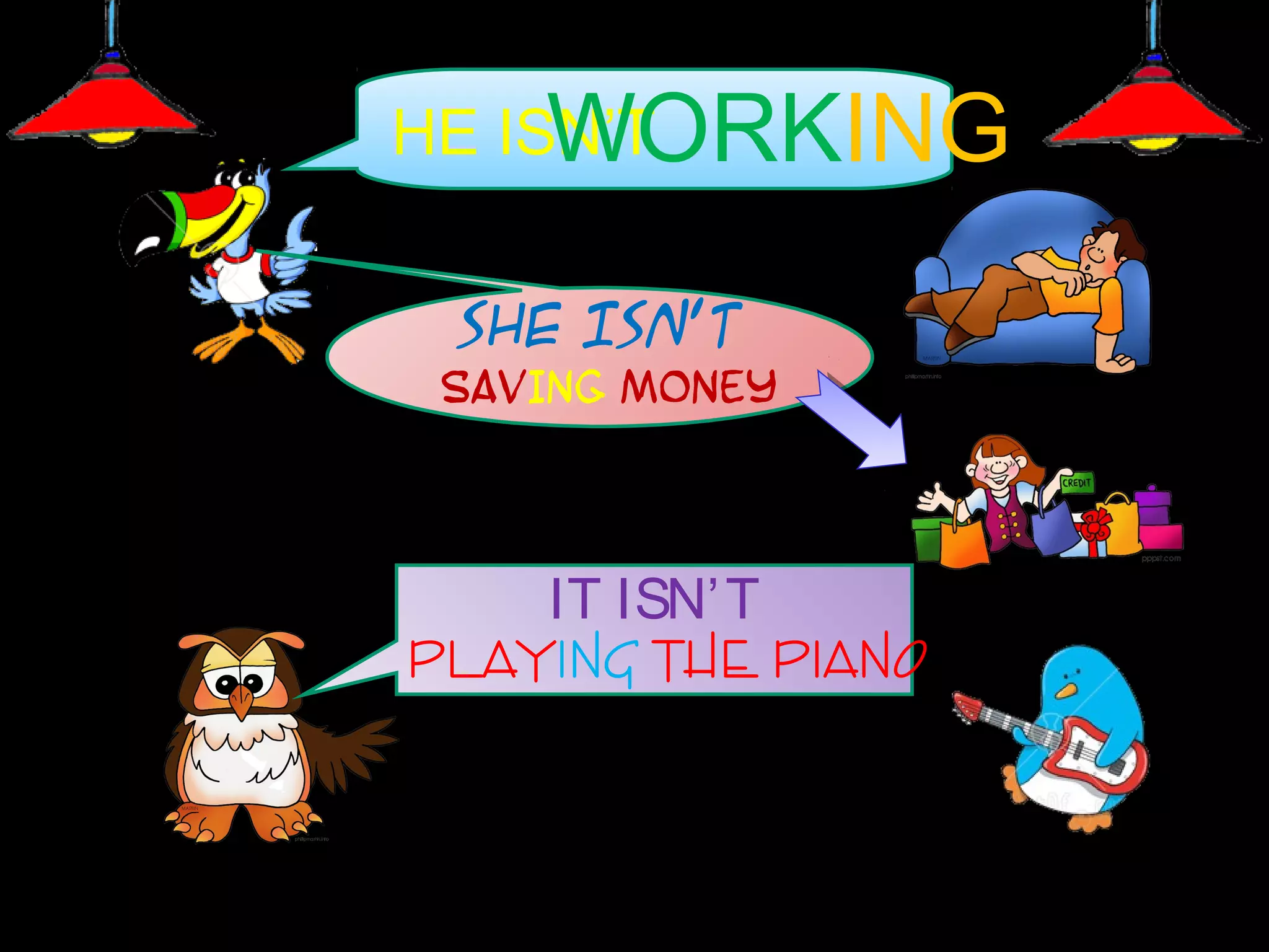 13262988 powerpoint present-continuous | PPT