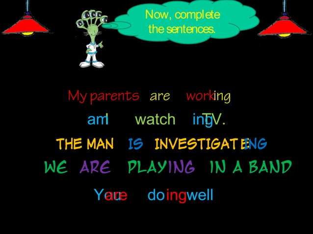 13262988 powerpoint present-continuous | PPT