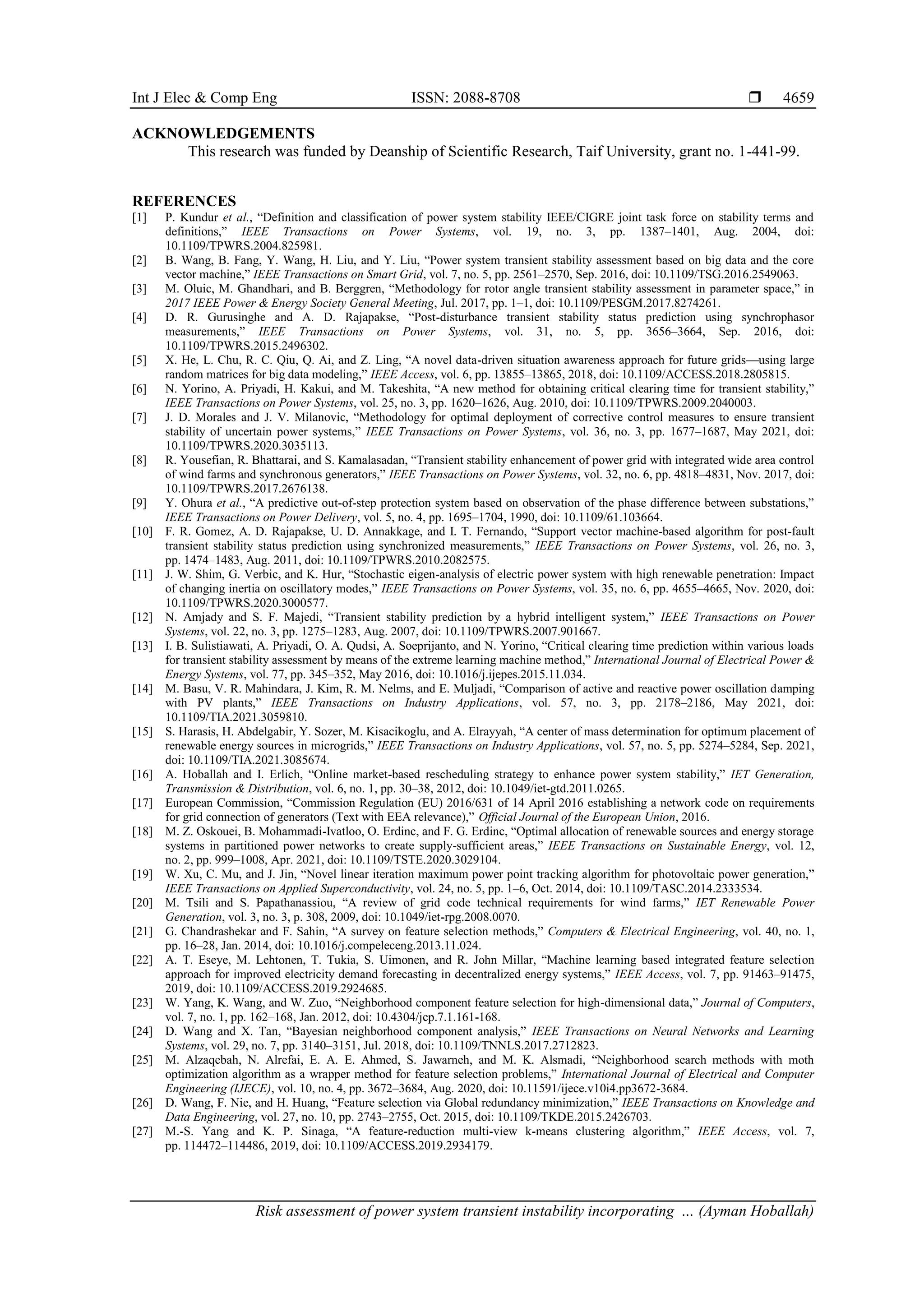 Risk assessment of power system transient instability incorporating renewable energy sources | PDF