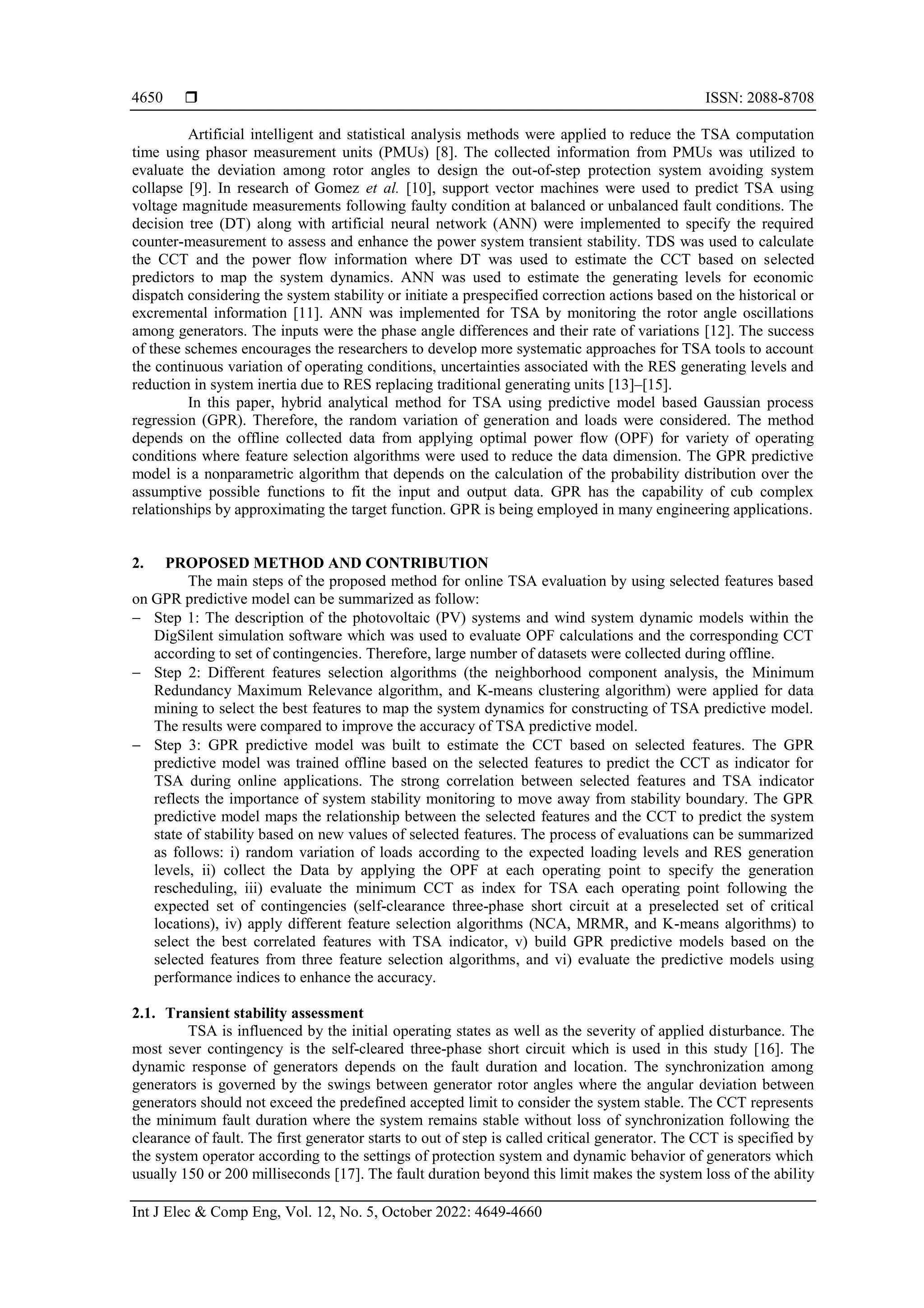 Risk assessment of power system transient instability incorporating ...