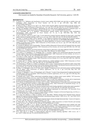 Risk assessment of power system transient instability incorporating renewable energy sources | PDF