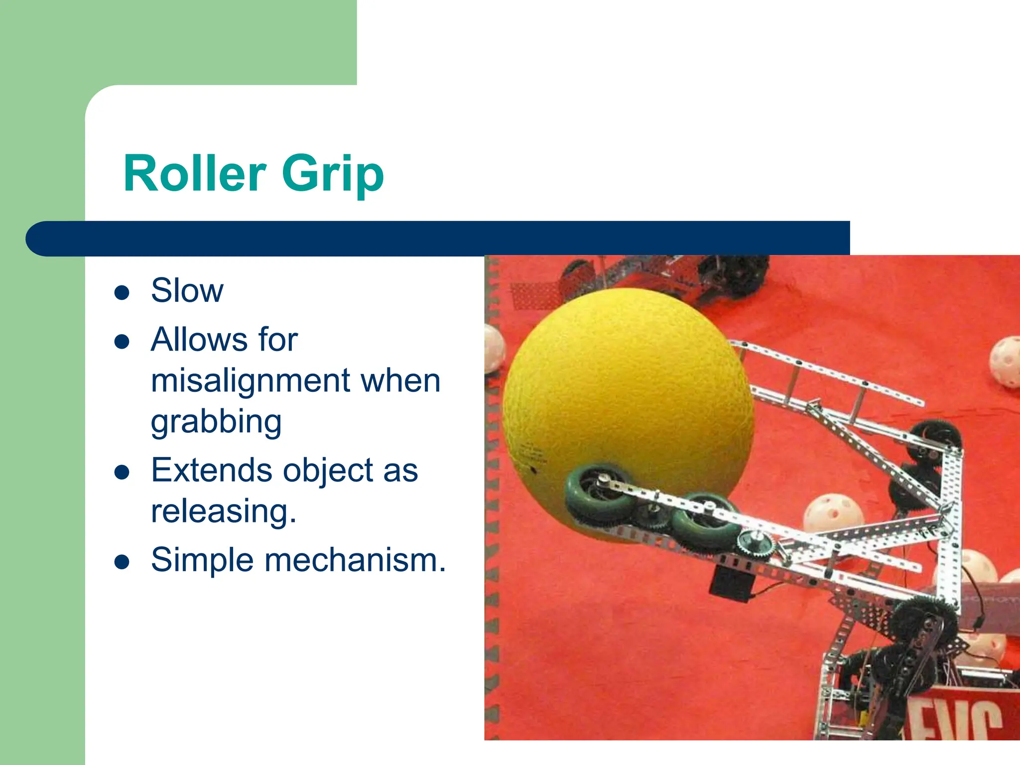 Basics of Robotics Griper and lifting mechanism | PPT