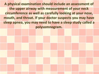 Snoring in Children Including Sleep Tests | PPTX | Ear, Nose and Throat ...