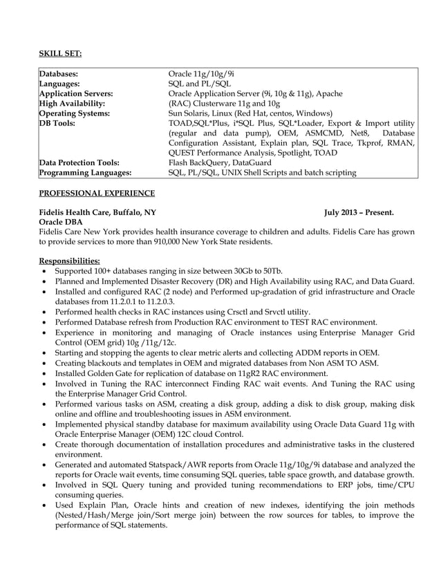 Ajay Oracle Dba Pdf