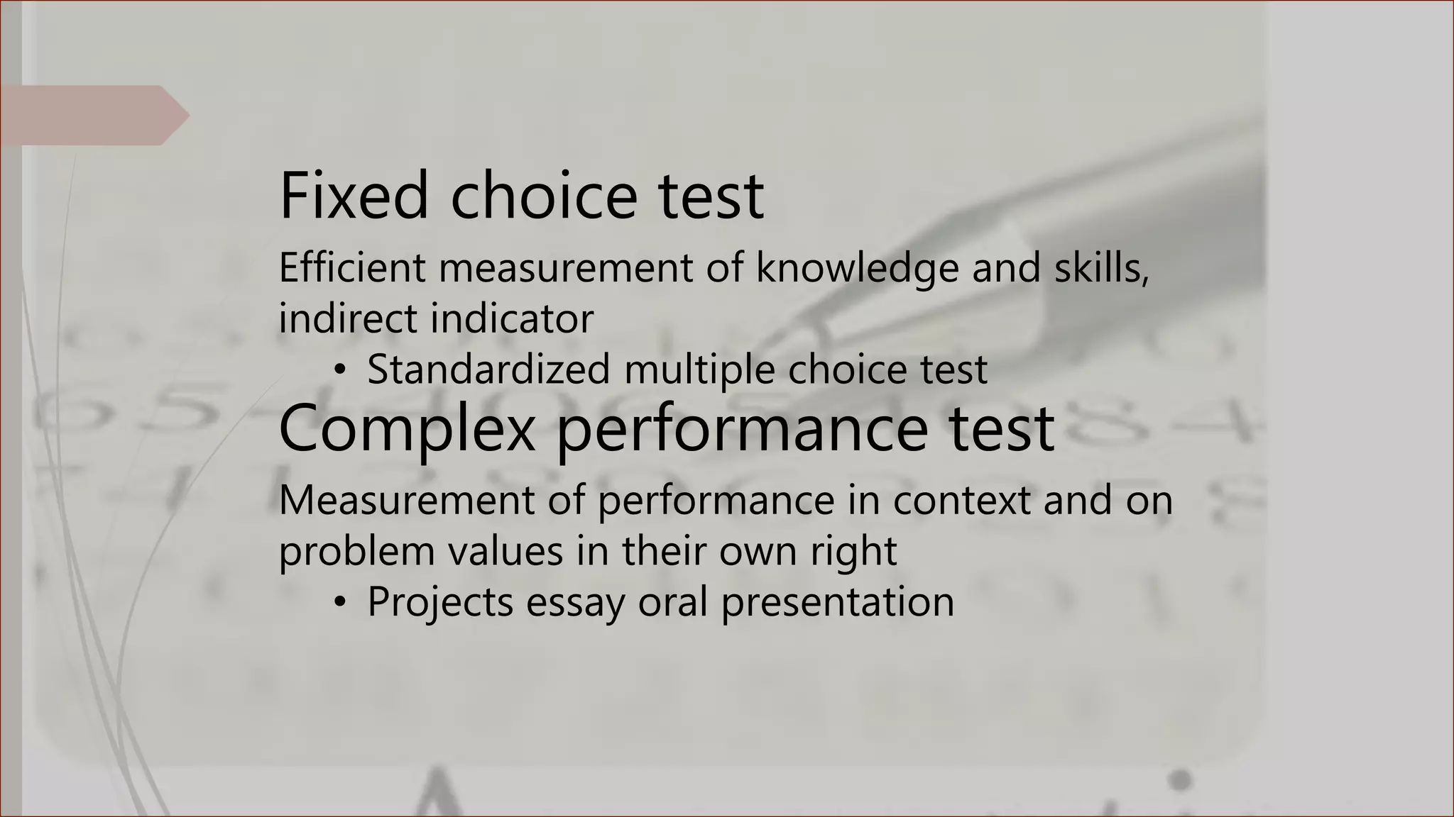 measurement assessment and evaluation | PPTX