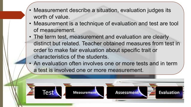 measurement assessment and evaluation | PPT