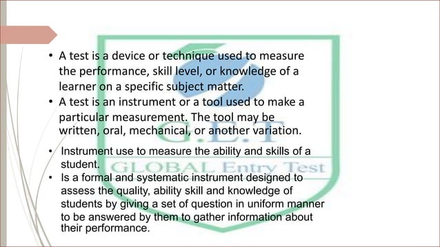 measurement assessment and evaluation | PPTX | Standardized Testing ...