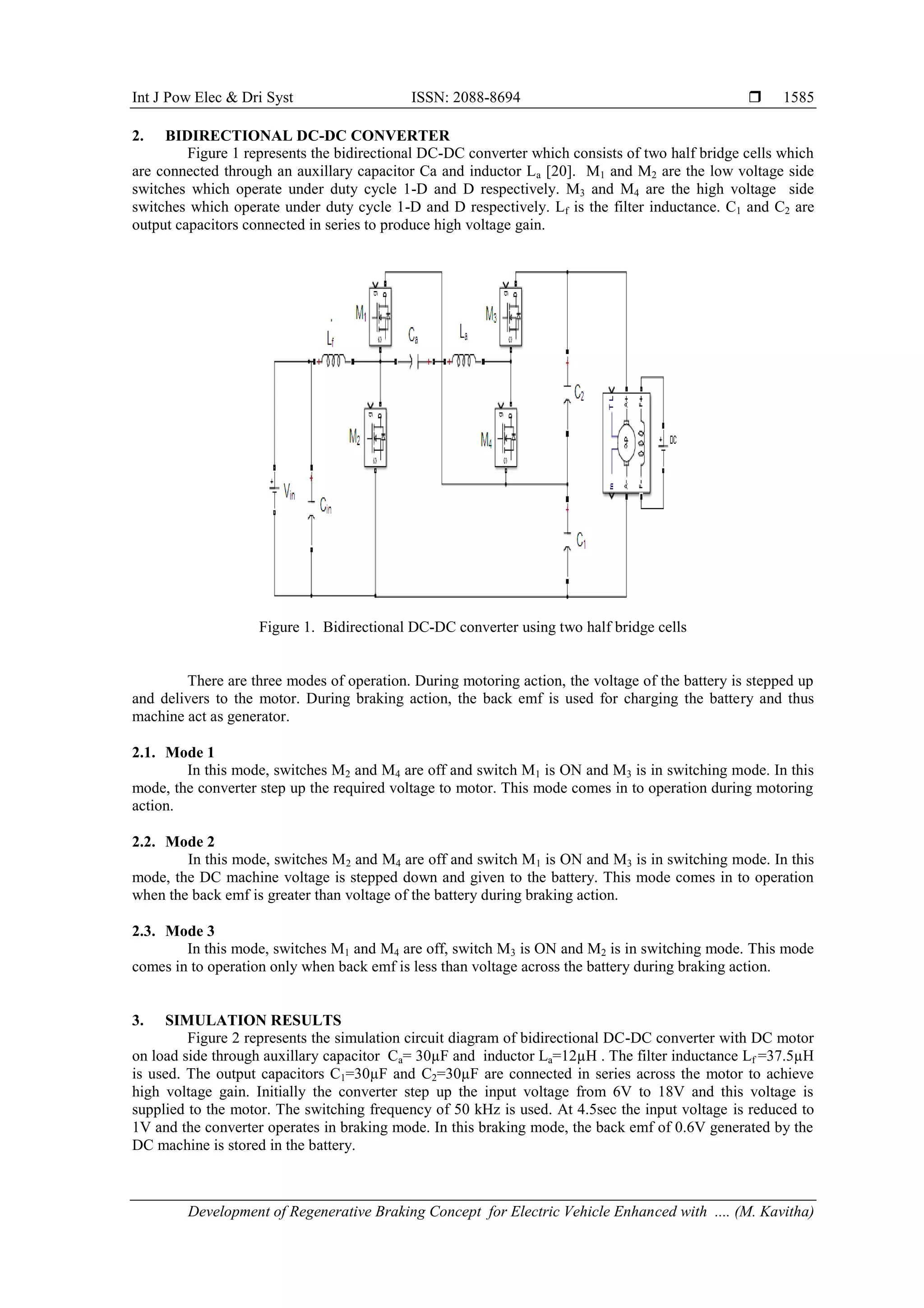 Development of Regenerative Braking Concept for Electric Vehicle ...