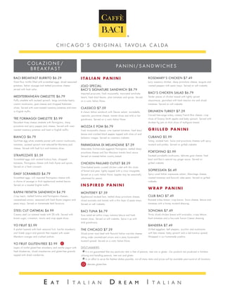 caffe-baci menu | PDF