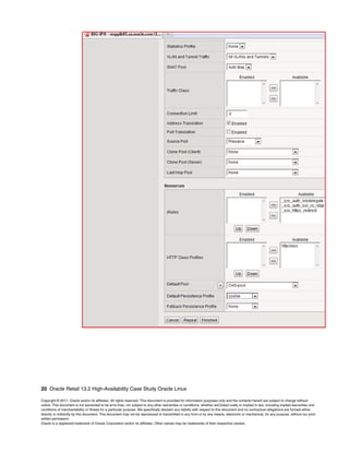 high availability case study oracle linux | PDF | Operating Systems | Computer Software and ...